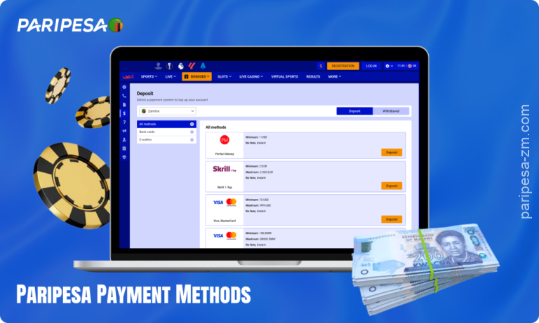 Paripesa Zambia: Bonus 10,000 ZMW for Online Betting | Login